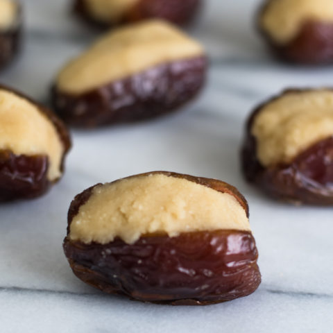 Almond Stuffed Dates - Thyme & Love