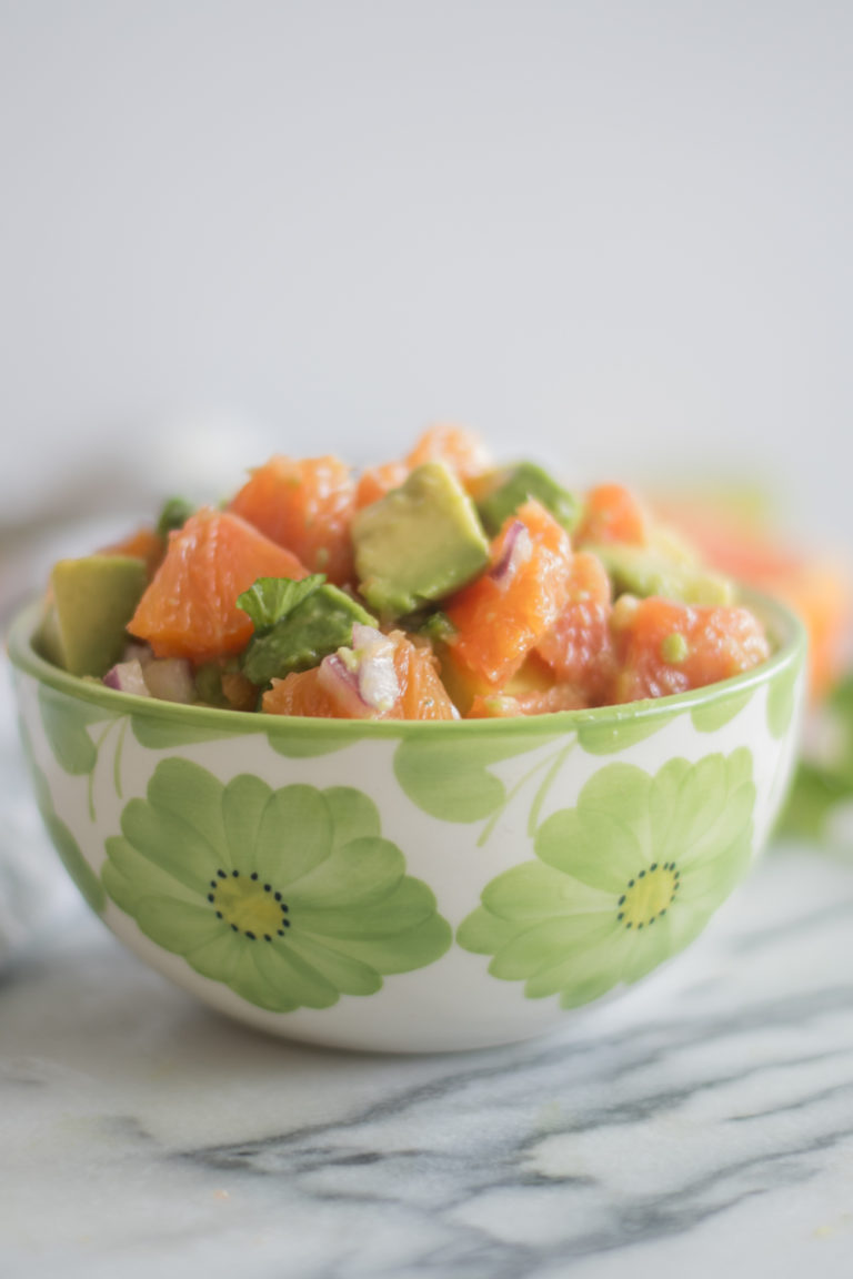 Orange Avocado Salsa - Thyme & Love
