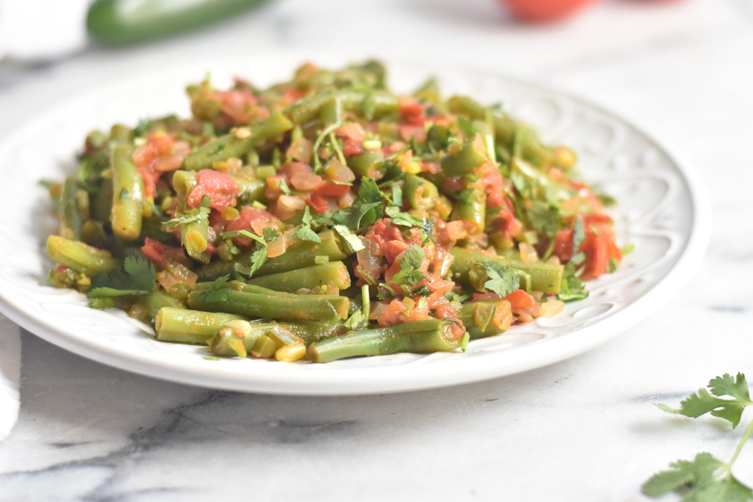 Mexican Green Beans - Thyme & Love