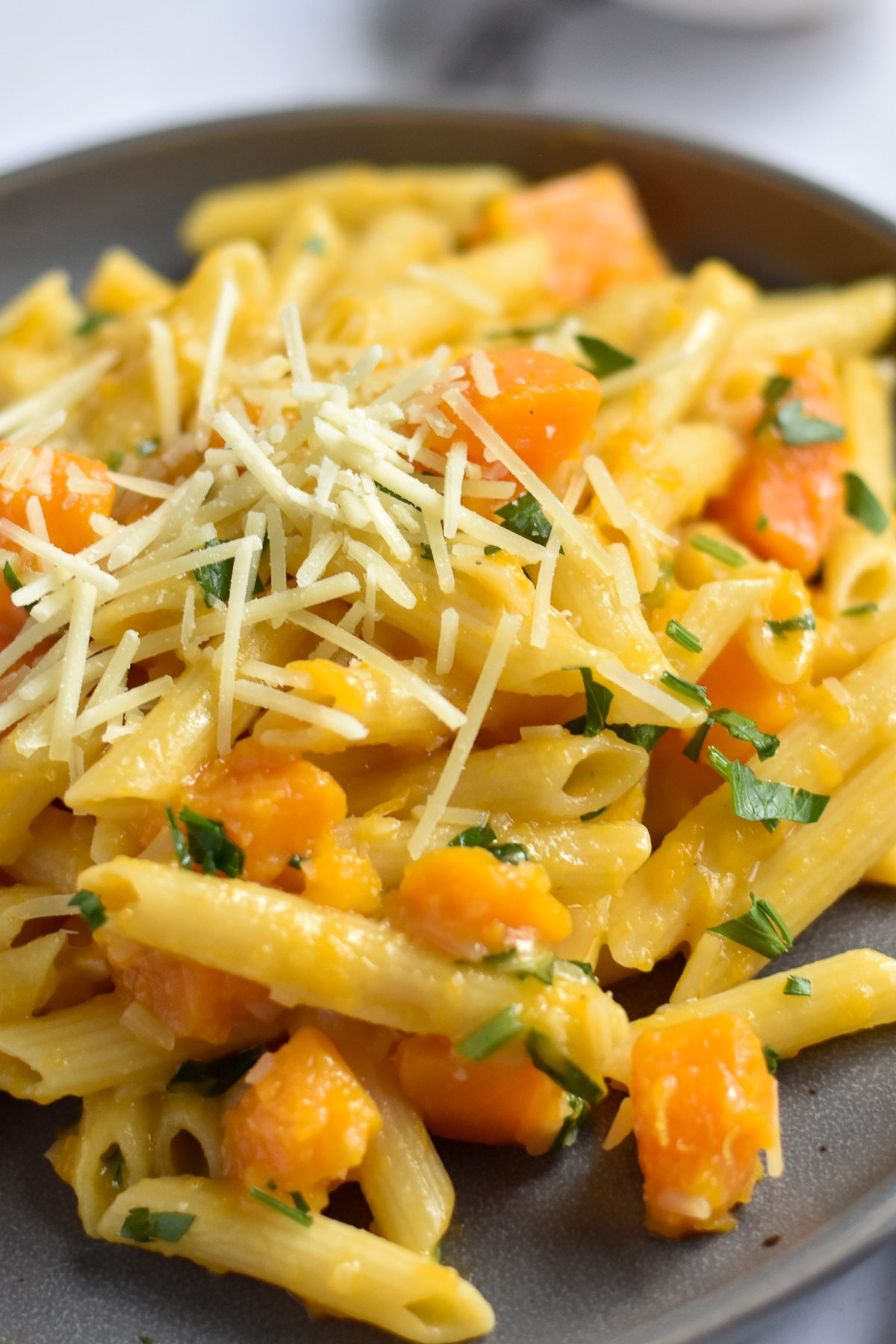 Vegan Butternut Squash Pasta - Thyme & Love